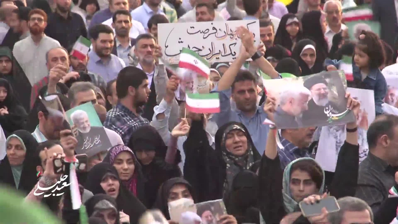 ⭕️بخشی از سخنان جلیلی در میدان امام حسین ع تهران نماشا