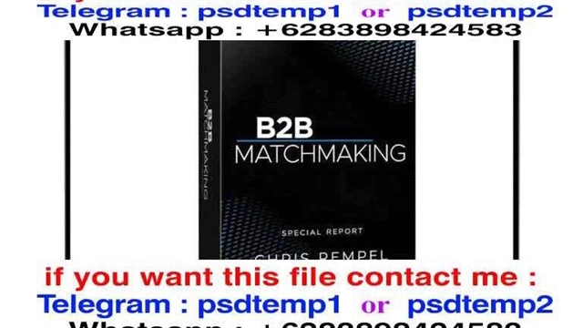Download Course Chris Rempel B2B Matchmaking Special Report - نماشا